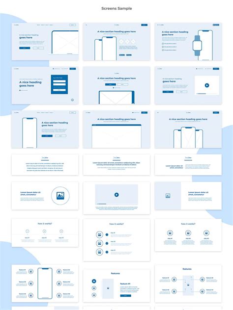 网页设计师必备，低保真原型图源文件素材格式 Xd Sketch Figma