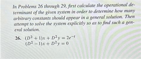 In Problems 26 ﻿through 29 ﻿first Calculate The