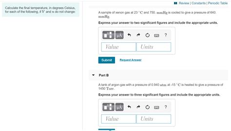Solved A Review Constants Periodic Table Calculate The Final Chegg