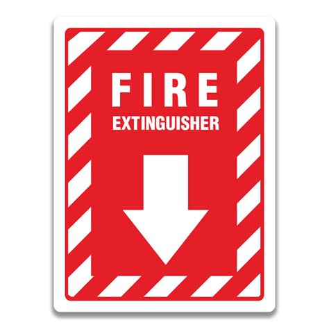 Fire Extinguisher Sign And Labels Safety Sign And Label