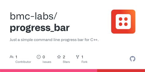 Github Bmc Labsprogressbar Just A Simple Command Line Progress Bar For C