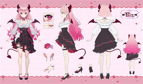 Dtawawa Indie Virtual Youtuber Black Footwear Concept Art Highres