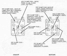 1970 Mustang Fuse Box Diagram