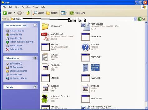Save Compile And Debugging A Assembly Program ~ Take A New Steps In Programming World