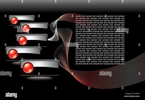 Editable Website Navigation Template Vector Illustration Stock Vector Image Art Alamy