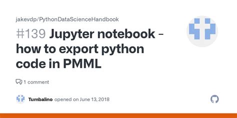 Jupyter Notebook How To Export Python Code In Pmml · Issue 139