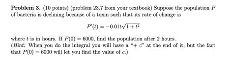solved problem 3 10 points problem 23 7 from your