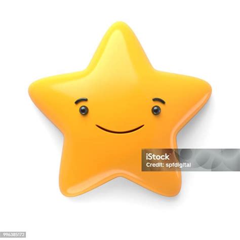 3d 렌더링 추상 감정적인 스타 아이콘 수 줍 어 문자 그림 행복 재미 재미 기다리고 귀여운 만화 스타 이모티콘 이모티콘 장난감 3차원 형태에 대한 스톡 사진 및 기타