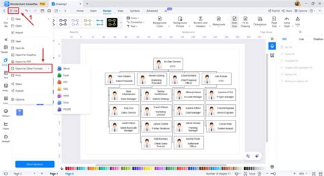 EdrawMax Guide Create An Org Chart From Scratch