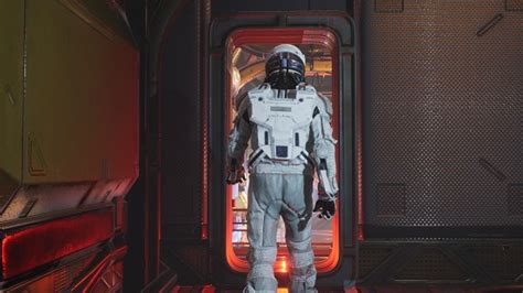 우주 비행사는 통제실을 떠나 성간 우주선의 복도를 따라 걷습니다 이미지는 환상적인 또는 우주 여행 배경을위한 것입니다 우주선박의 우주 비행사 3d 렌더링 3차원 형태에 대한