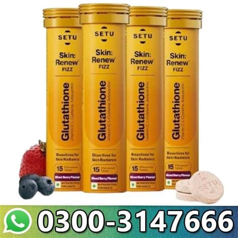 Skin Renew Glutathione 60 Effervescent Tablets In Pakistan 0300