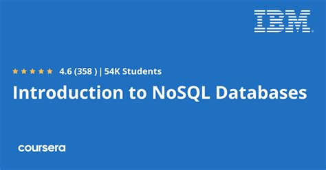 Introduction To Nosql Databases Coursera