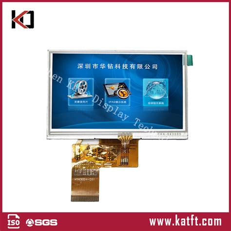 4 3 Inch TFT LCD Resistive Touch Display For Industrial Equipment LCD And LCD Display Price