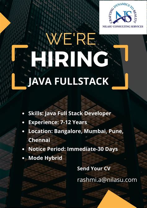Connections Hiring Javafullstack Developer Interestedcandidates