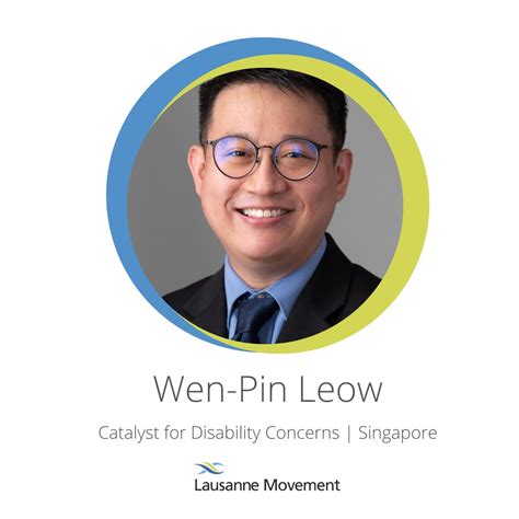Lausanne Movement On Linkedin We Are Excited To Welcome Wen Pin Leow