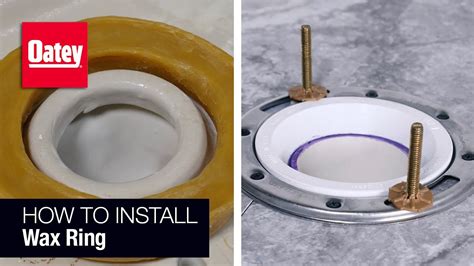 How To Install A Toilet Wax Ring Youtube