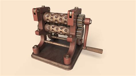 Stylized Candy Drop Roller 3d Model By Artteeves