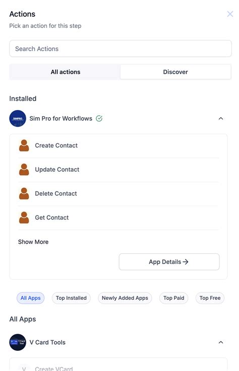 New Discover Button Workflows Venderflow Knowledgebase
