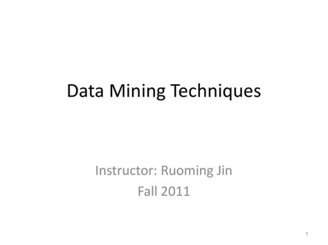 Data Mining Computer Science
