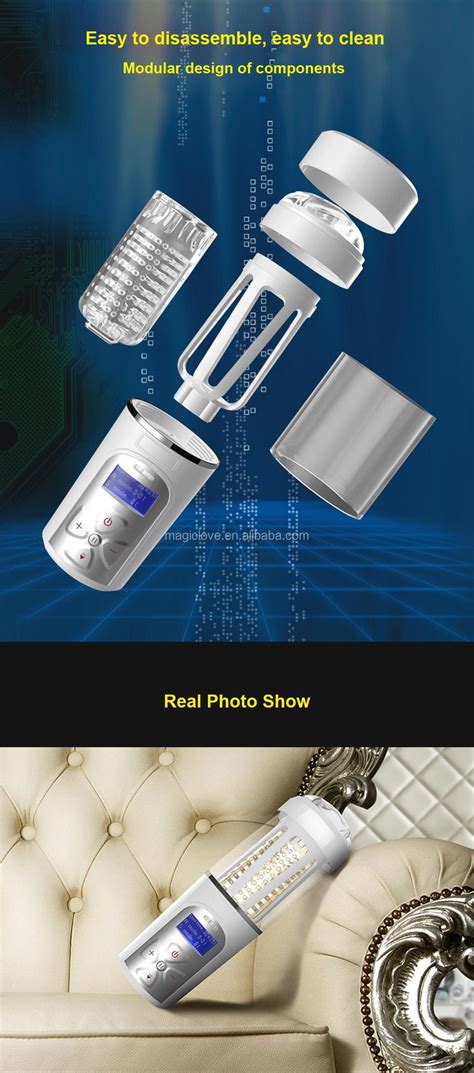 electric rotating male masturbator sex moan interaction sex machine lasting training lcd display