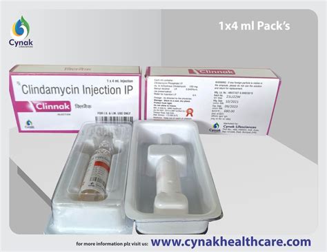 Clindamycin Injection Clinnak Injection At ₹ 680 Piece Clindamycin Injection In Sonipat Id