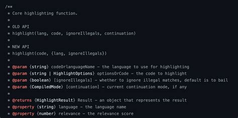 Improving Doctag Support And Theme Design In General · Issue 3170 · Highlightjshighlightjs