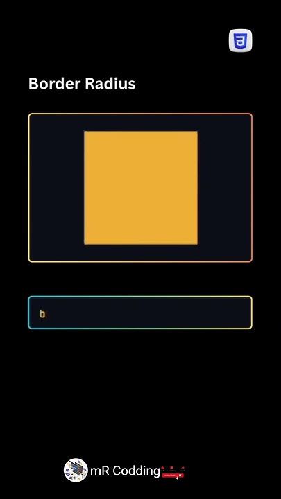 master animation border radius using css shorts youtube