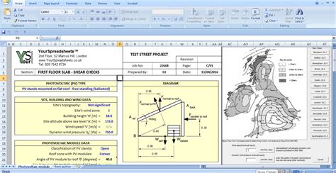 Scaffolding Excel Spreadsheet With Regard To Solar Energy Solar Energy
