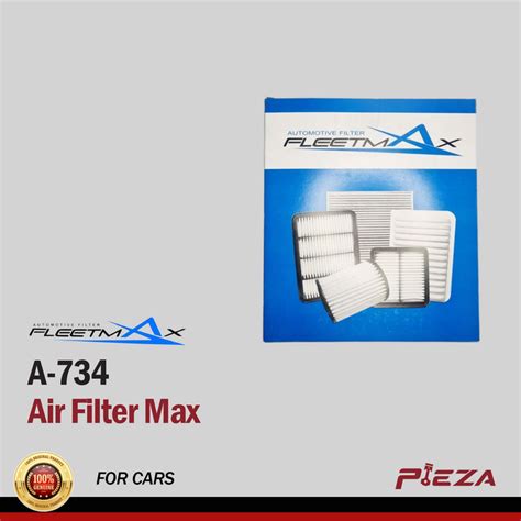 Fleetmax A 734 Air Filter Pieza Automotive Ph