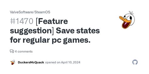 Feature Suggestion Save States For Regular Pc Games · Issue 1470 · Valvesoftwaresteamos