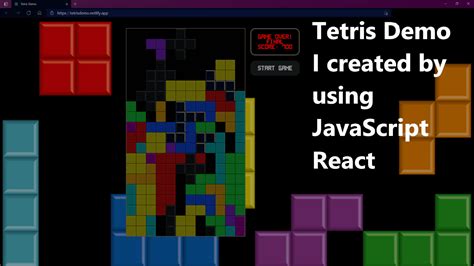 Tetris Demo With Javascript React Welcome To Grants Gaming Website