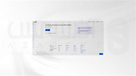تنظیم هاست پشت کلودفلر نحوه اتصال دامنه در کلودفلر Azarsys
