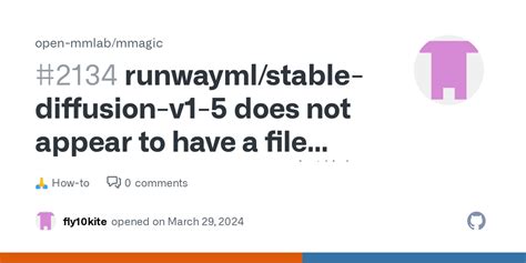 runwayml stable diffusion v does not appear to have a file named config json 问题好像是hugging