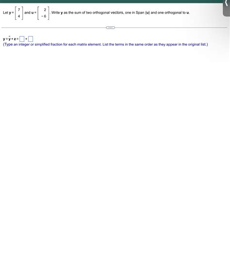 Solved Let Mathbf Y Left Begin Array L Chegg
