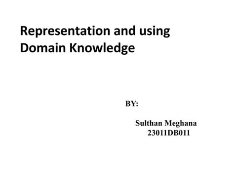 Artificialintelligenceknowledgerepresentation 1pptx