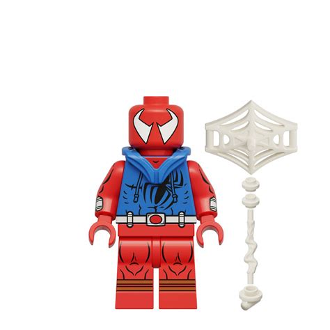 Scarlet Spider Minifigures Compatible Lego Spider Man Across The Spider Verse Minifigure