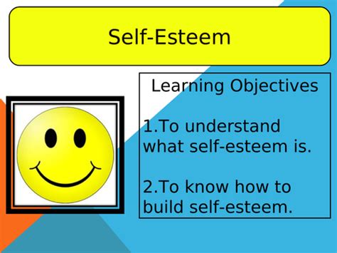 Self Esteem Powerpoint Teaching Resources