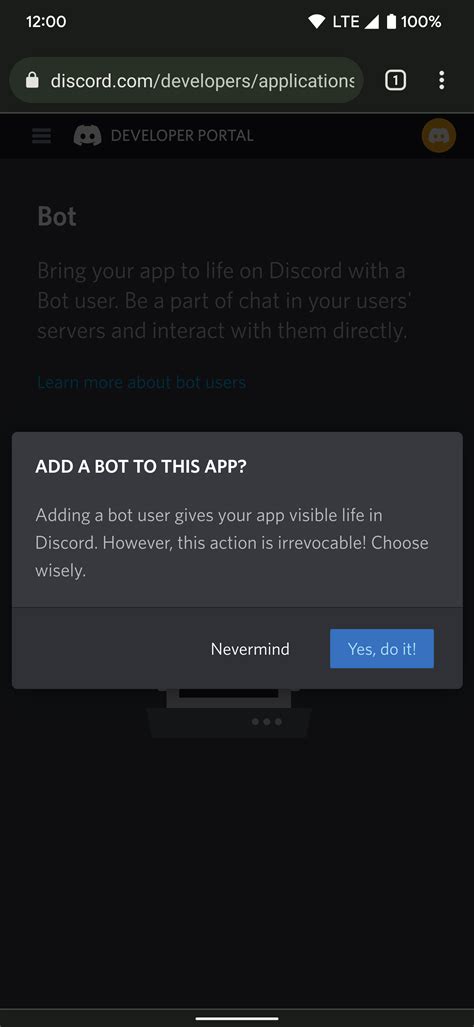 how to create a discord bot