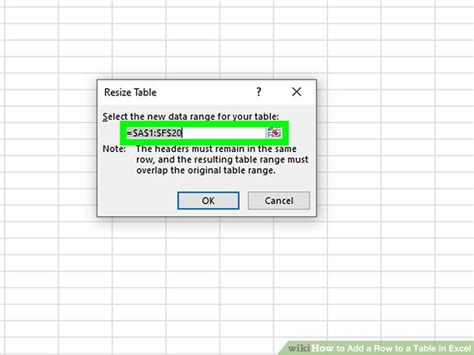 Simple Ways To Add A Row To A Table In Excel Wikihow
