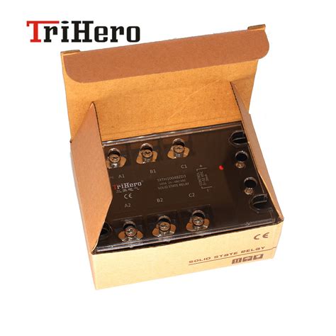 60A DC AC 3 Phase SSR Relay Solid State Module Solid State Relay And SSR