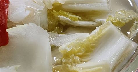 알배기 배추 물김치 백김치 만드는 법