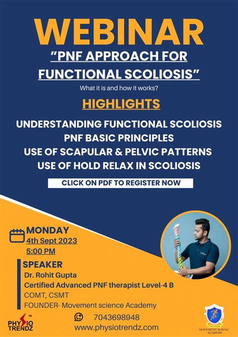 Prem Shah On Linkedin Physiotrendz Webinar Pnf Scoliosis