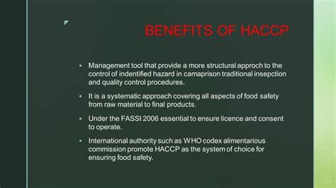 Haccp And Iso In Bakery Technology Ppt
