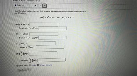 Answered Use The Following Functions To Find Simplify And Identify