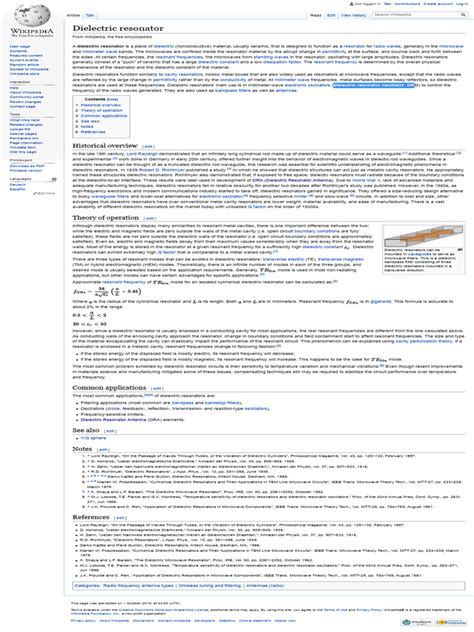 Dielectric Resonator Oscillator Ou Dro Pdf Electromagnetic Radiation Electricity