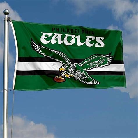 Philadelphia Eagles Throwback Vintage Retro 3x5 Banner Flag Pacifiko