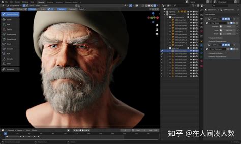 Blender适用于头发的新曲线系统 知乎
