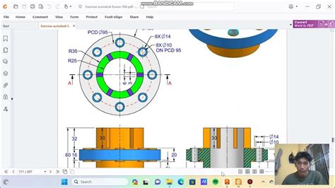 Fusion 360 Exercise 166 Youtube