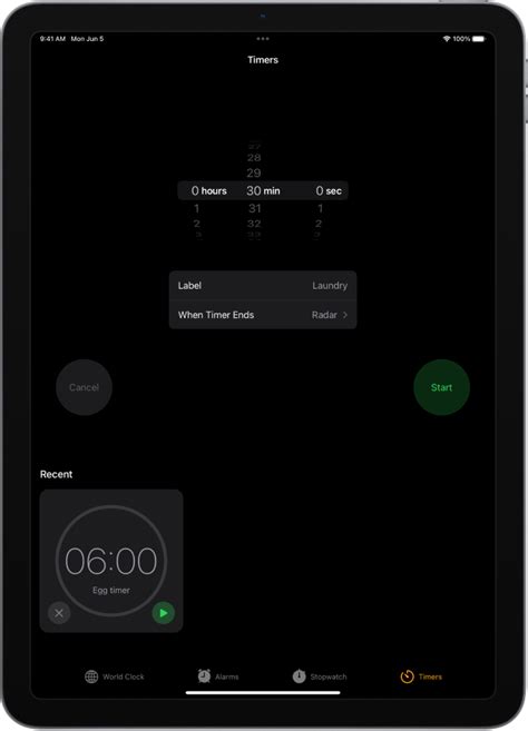 Use Multiple Timers In Clock On IPad Apple Support AU