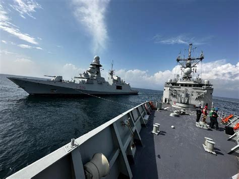 The First Ever Joint Naval Exercise Conducted Between The Eu And U S